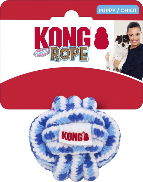 Kong Rope Ball Touwbal Puppy Assorti | bol