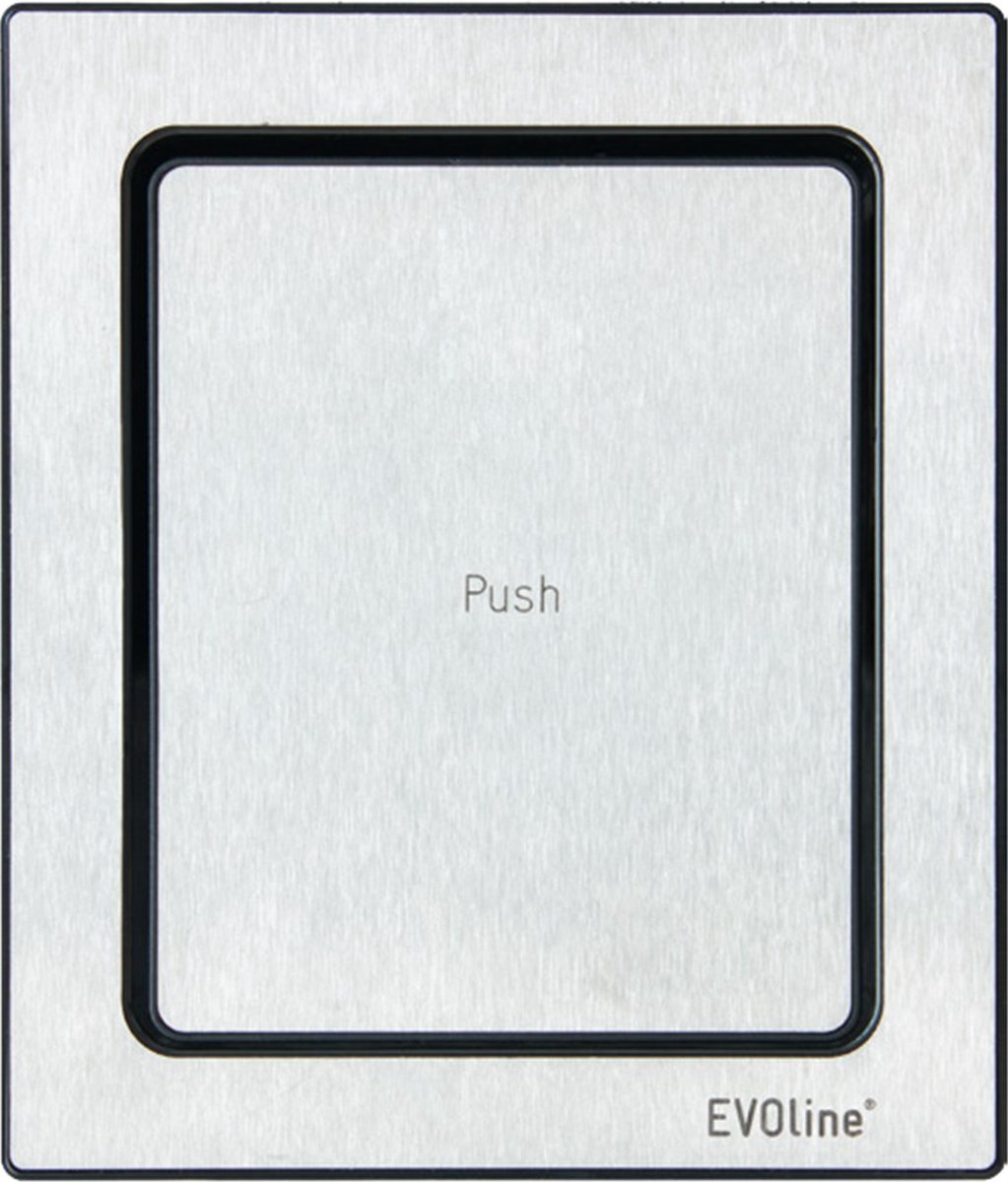 Evoline port Push 2x stopcontact USB A-C lader RVS | bol