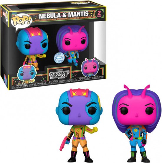 Funko Pop! Guardians of the Galaxy Vol. 3 - Nebula & Mantis Blacklight | bol