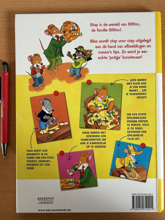 Geronimo Stilton : knutselen met Geronimo, Lannoo | 0000003212028 ...