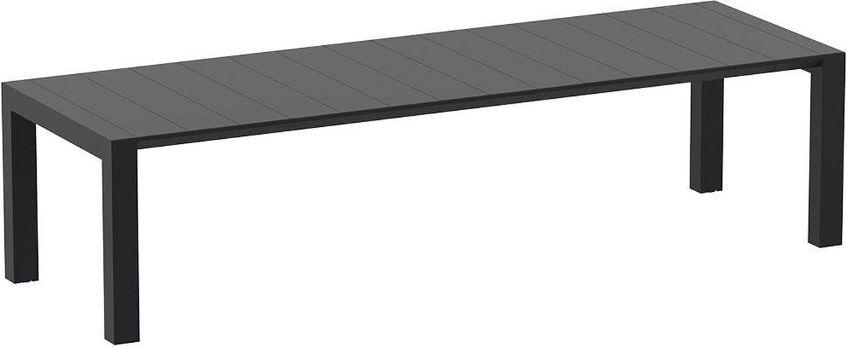 Siesta Vegas Uitschuifbare Tuintafel XL 260/300 cm Zwart | bol.com