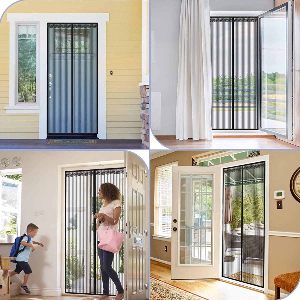 Luxerliving Premium Magnetisch Vliegengordijn 90x210cm Deurhor ...