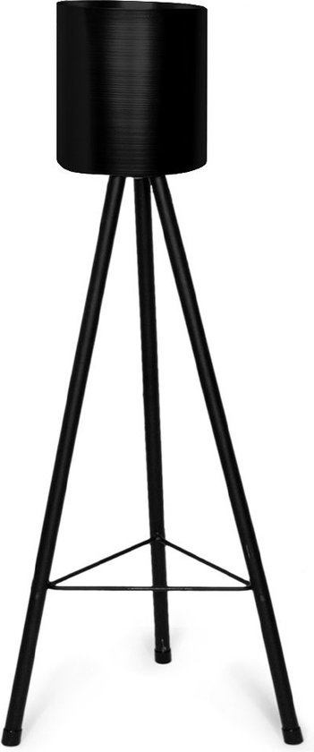 Homla ROH Pot op de poten zwart 15x14x75 cm | bol