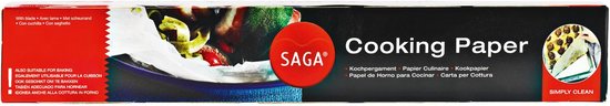 Saga Kook/bakpapier 38 cm - Rol 50 meter | bol