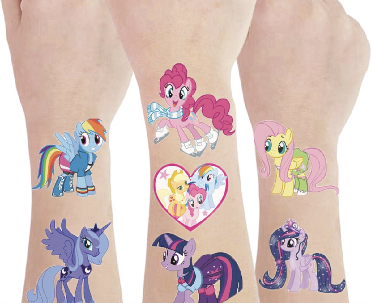 Kinder tattoos- Mylittlepony- MLP- Tijdelijke tattoo- Paarden Tattoo | bol
