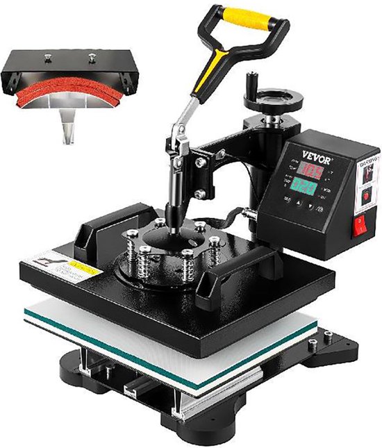 Transferpers Hittepers - 2 in 1 - Sublimatie Printer - 360 Graden ...