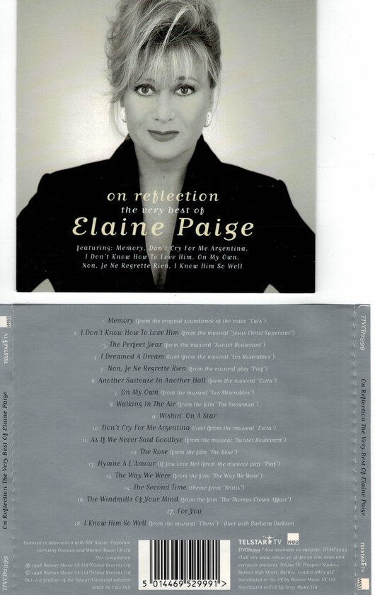Very Best Of, Elaine Paige | CD (album) | Muziek | bol