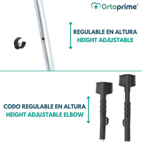 Onderarm Krukken / Okselkrukken \ Loopkrukken met Armsteun ...