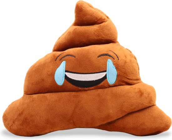 Emoji Kussen - Kawaii Kussen - Kawaii Knuffel - Bruin Poep Knuffel ...