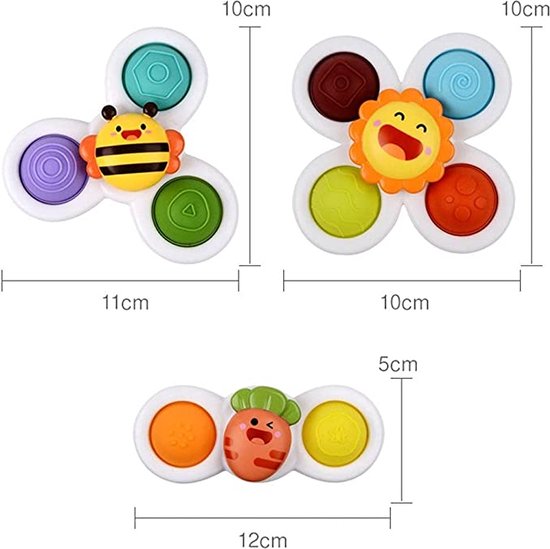 Baby speelgoed spinner- fidget - popit | bol