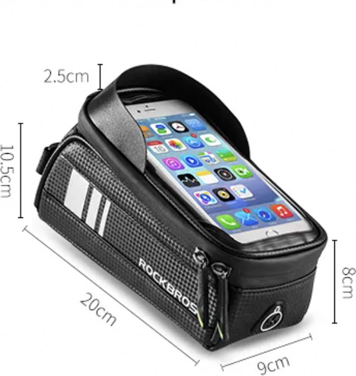Rockbros Fietstas - Stuurtas Racefiets - Telefoonhouder Fiets ...