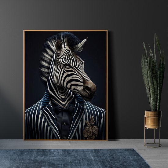 AI - Woondecoratie - Poster - Dieren - Zebra - Pak - 17 - 70 x 100 cm ...