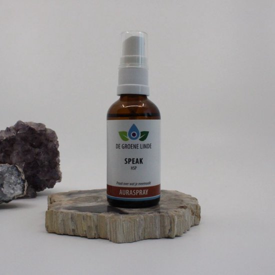 HSP Speak Auraspray - De Groene Linde - Etherische olie - 50 ml | bol