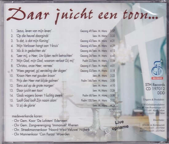 Daar juicht een toon... - Massale samenzang vanuit de Oude Kerk te Ede ...