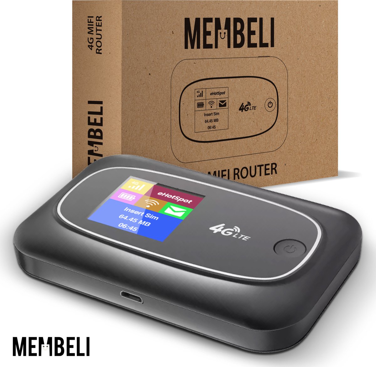 Membeli 4g Mifi router - Wereldwijd Bereik - 300Mbps - 4g - Zwart | bol.com