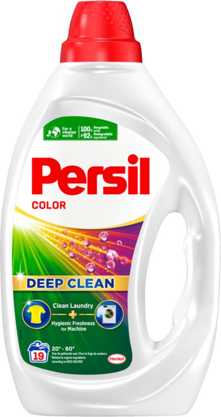 Persil Wasmiddel Gel 19 Wasbeurten Kleur 855 ml | bol