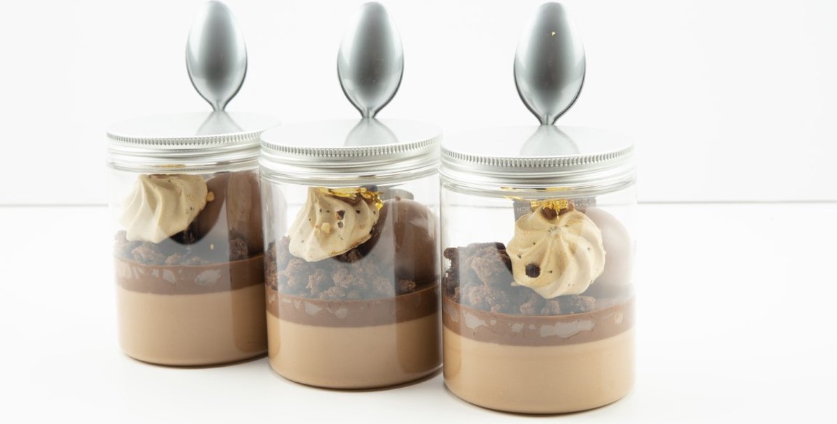Luxe snoeppot 24 stuks | Bewaarpot | 400ml | Jar | Traktatie | Bedankje ...