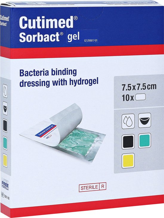 Cultimed Sorbact Gel 7.5cm x 7.5cm | bol.com