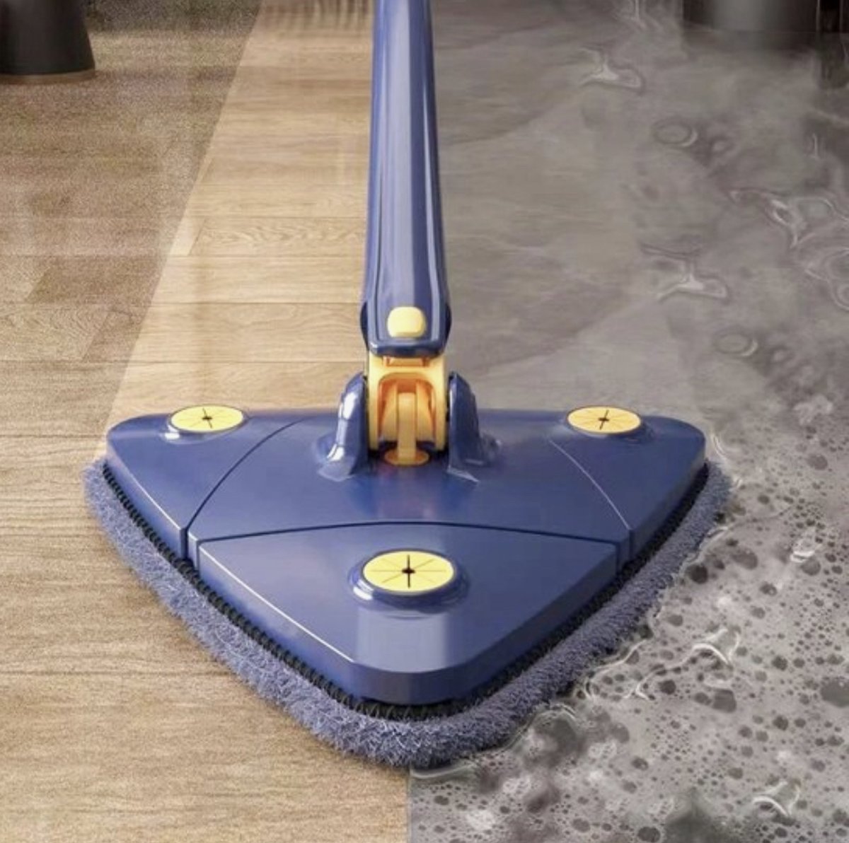 Premium driehoekige dweil met wringer - verstelbaar en 360 graden ...