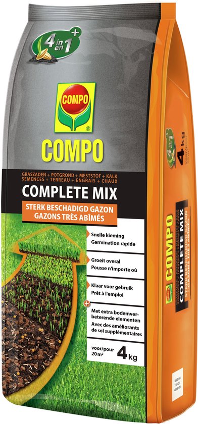 Compo COMPLETE MIX 4 IN 1 - 20 M² 4 KG | bol