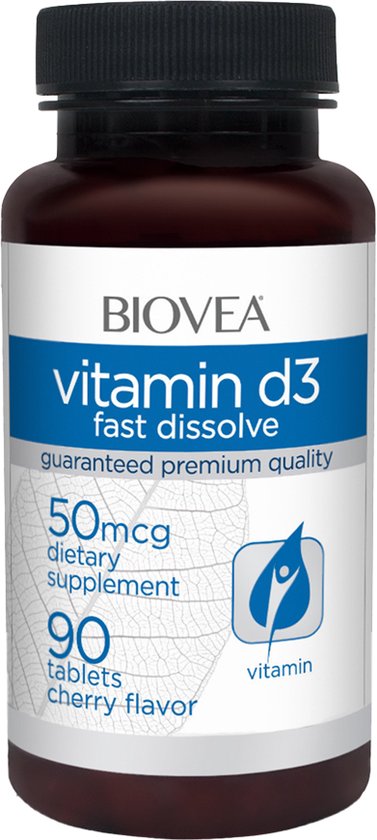 Biovea - Vitamine D3 2000 IU (90 tabletten) | bol