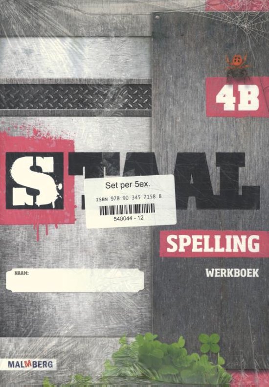 Staal (5 ex) groep 4 spelling werkboek b | 9789034571588 | Schraven | Boeken | bol.com