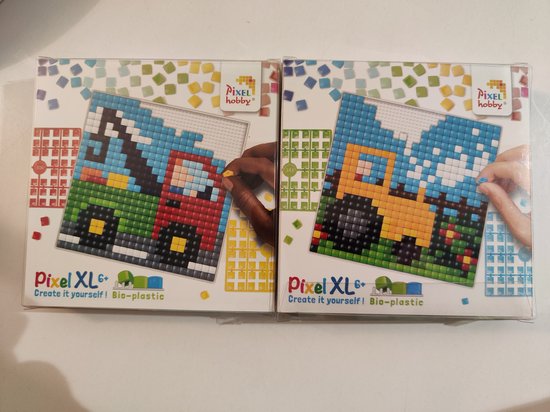 PIXELHOBBY PIXEL XL SET 2 COASTERS VOERTUIGEN | bol