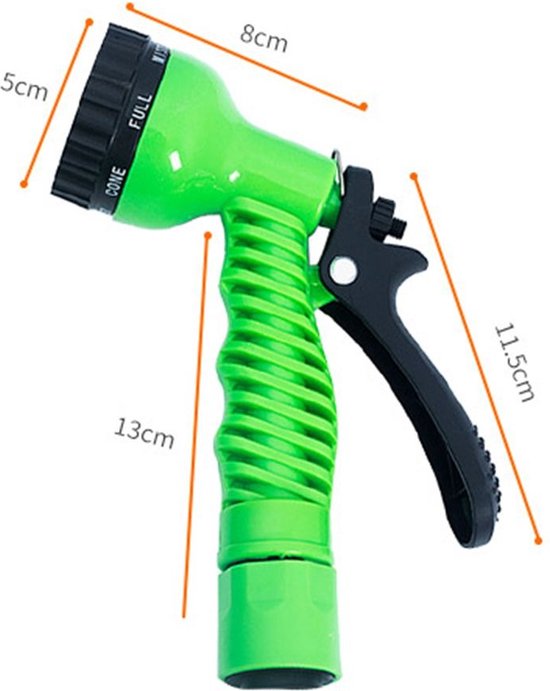 Tuinslang - Flexibele - Groen - Waterslang - Krimpen - Waterpistool ...