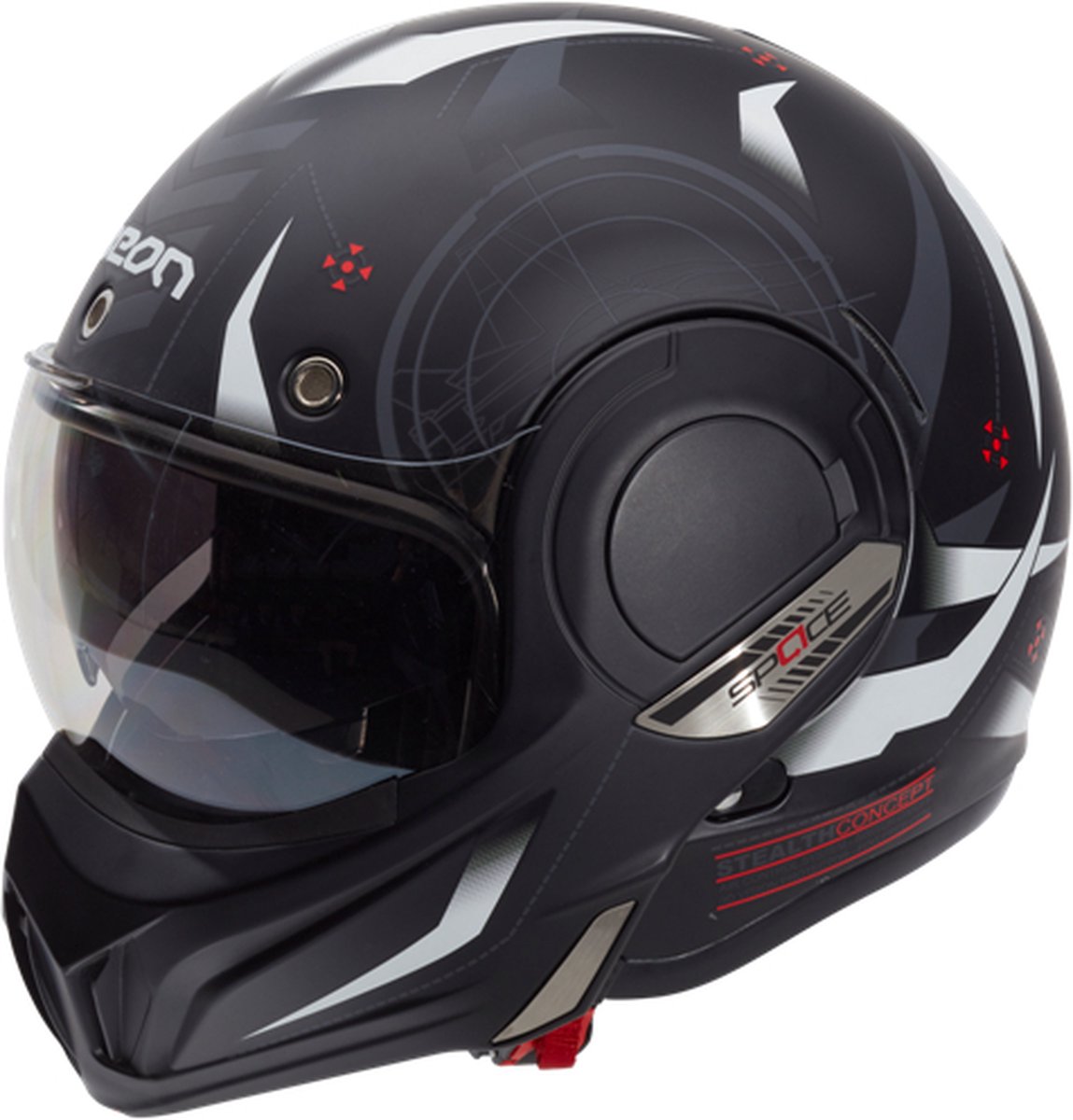 BEON B707 STRATOS Stealth - Sportieve Fighterjet Systeemhelm ...