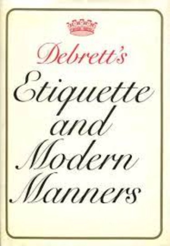 debretts etiquette modern manners | 9780905649436 | Boeken | bol