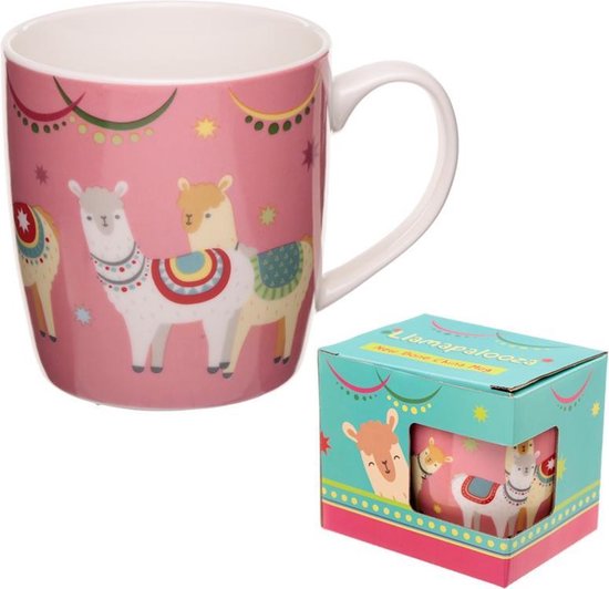 Porselein Mok Beker Lama Alpaca 300 ml | bol