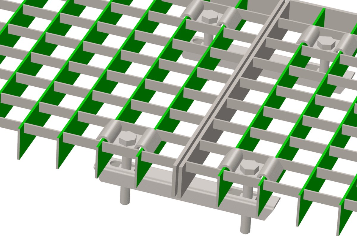 5 dubbele roosterklem met verbindingsstuk | bol.com