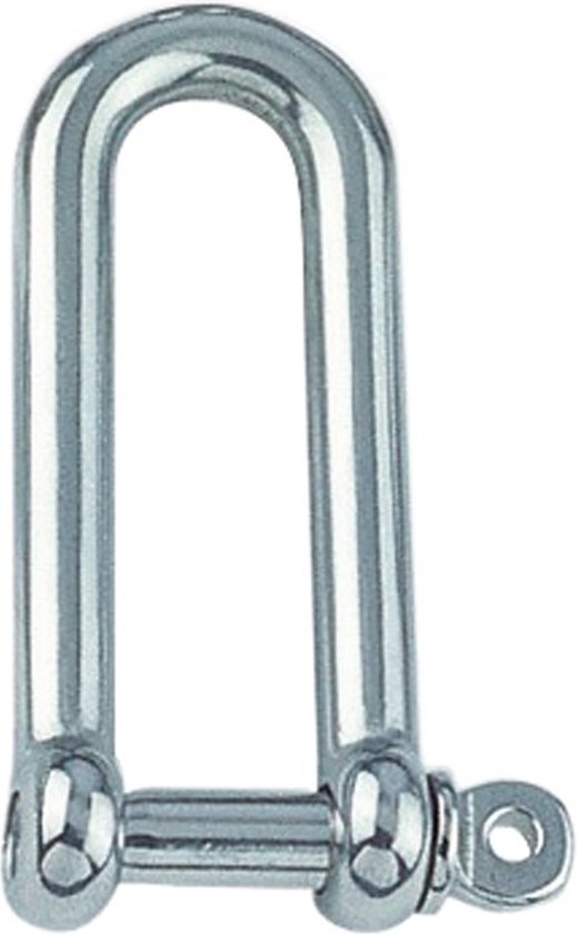 D-sluiting lang met borgpin 16 mm RVS-316 | bol