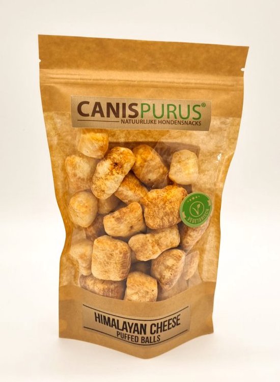 Canis Puris Himalayan Cheese Puffed Balls-Hondensnack-Kaas-Snack-100gr ...