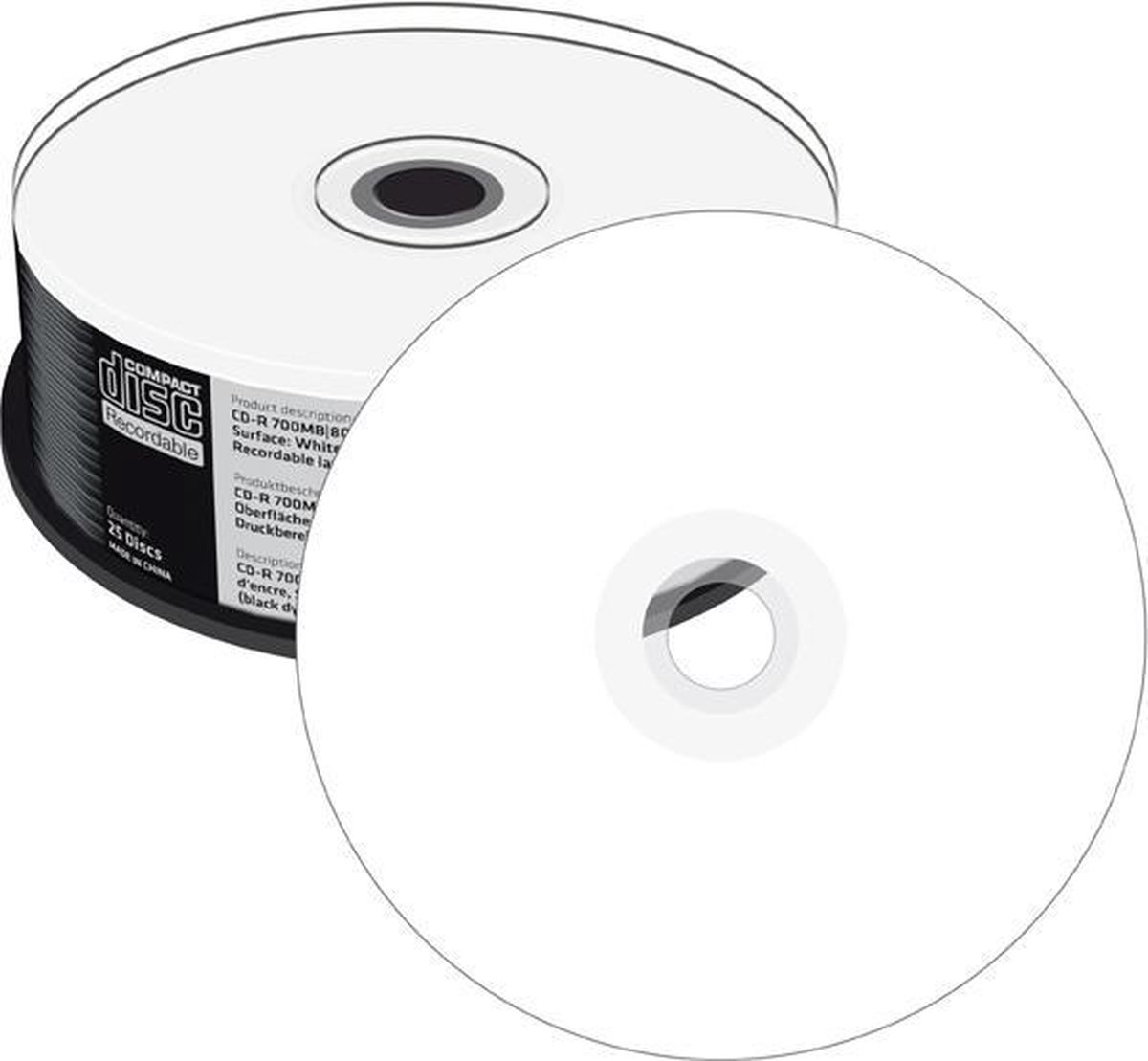 MediaRange MR241 lege cd CD-R 700 MB 25 stuk(s) | bol