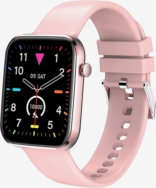 Innova Rainbow Hartslag Monitor / Smartwatch Roze - Maat ONESIZE | bol