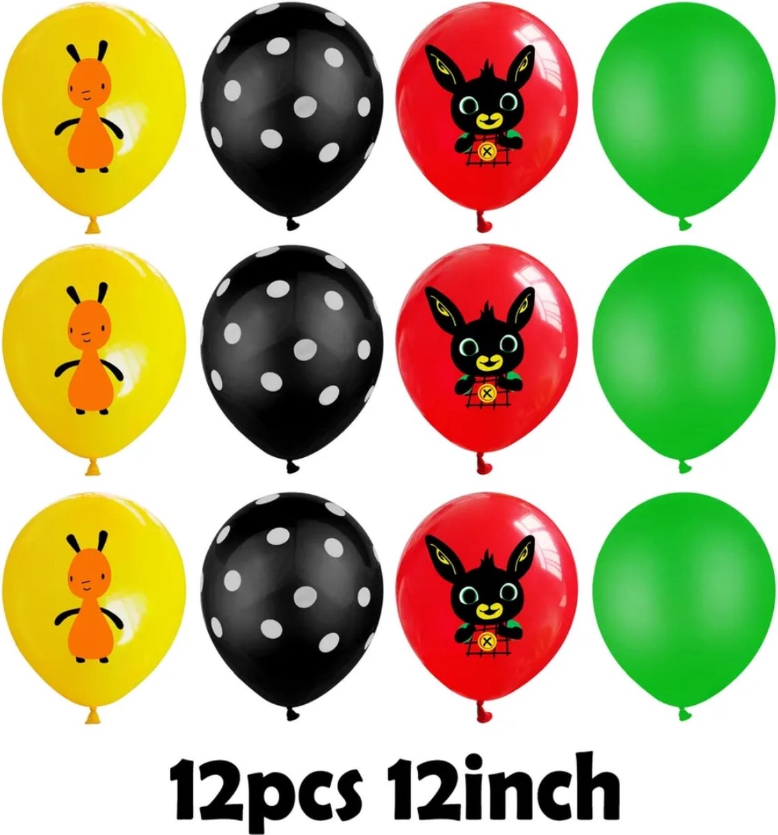 Bing Ballon Set 10 Stuks - Bing Ballonnen - Verjaardag Bing Thema - Kinderfeestje Bing... | bol.com