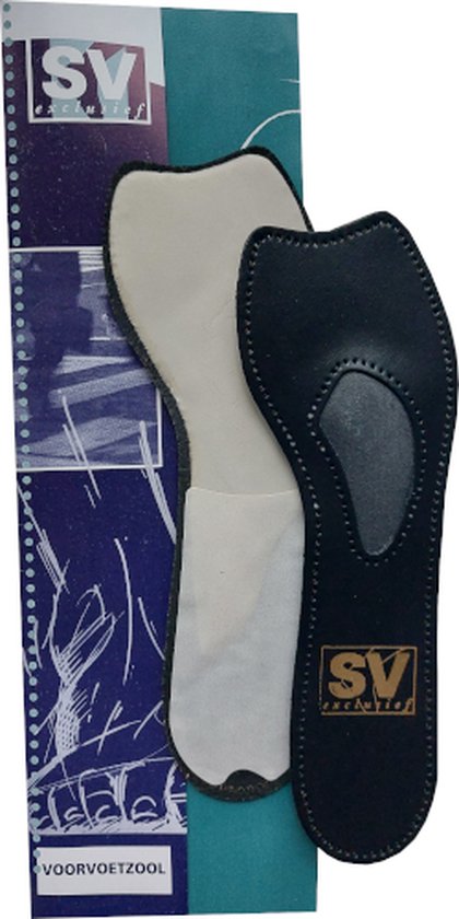 SV Voorvoetzool Zwart - Inlegzool met Voorvoetsteun - Ondersteunt ...