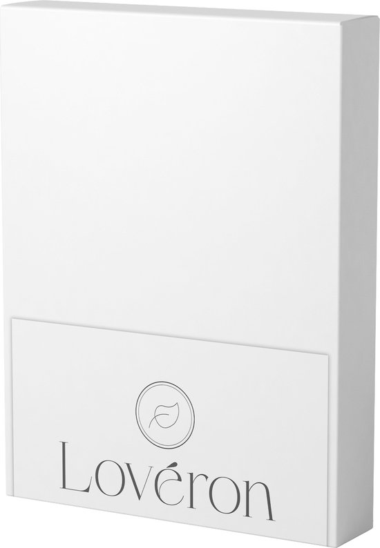 Lovéron - Katoen - Hoeslaken - Lits-jumeaux - 180x200 cm - Wit | bol.com