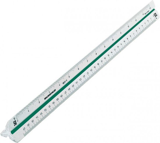 Rumold Schaalstok 3-kantig 150/30 DIN 30cm | bol