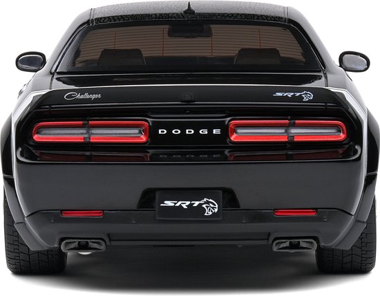 Solido 1:18- Dodge Challenger SRT Hellcat Redeye Black Ghost | bol.com