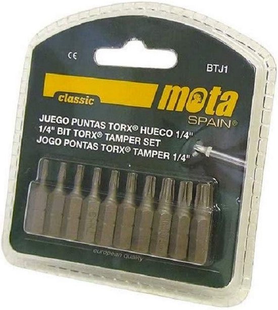 Set van tips Mota btj1 25 mm 10 Stuks | bol
