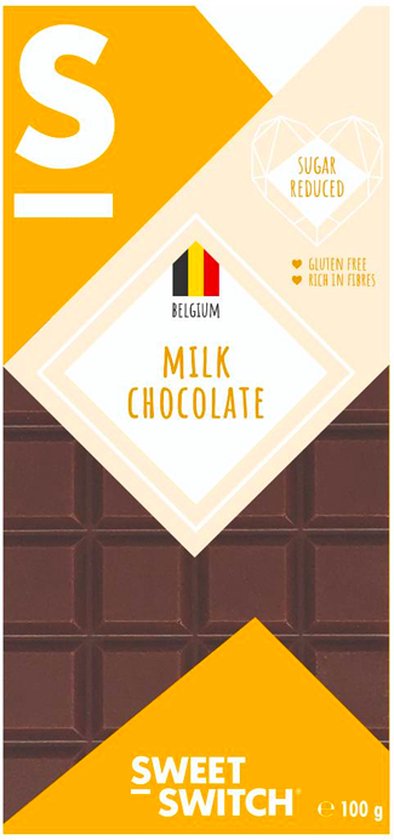 Sweet-Switch Chocolade Melk 100 gr | bol.com