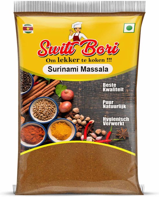 Switi Bori | 4 x 250 gram Surinaamse Masala poeder | Curry Masala ...