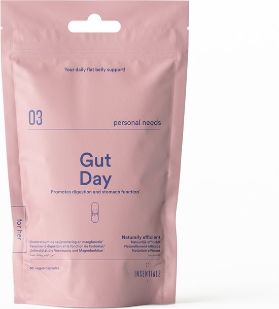Insentials Gut Day - Spijsvertering na maaltijden - Behandeling tegen ...