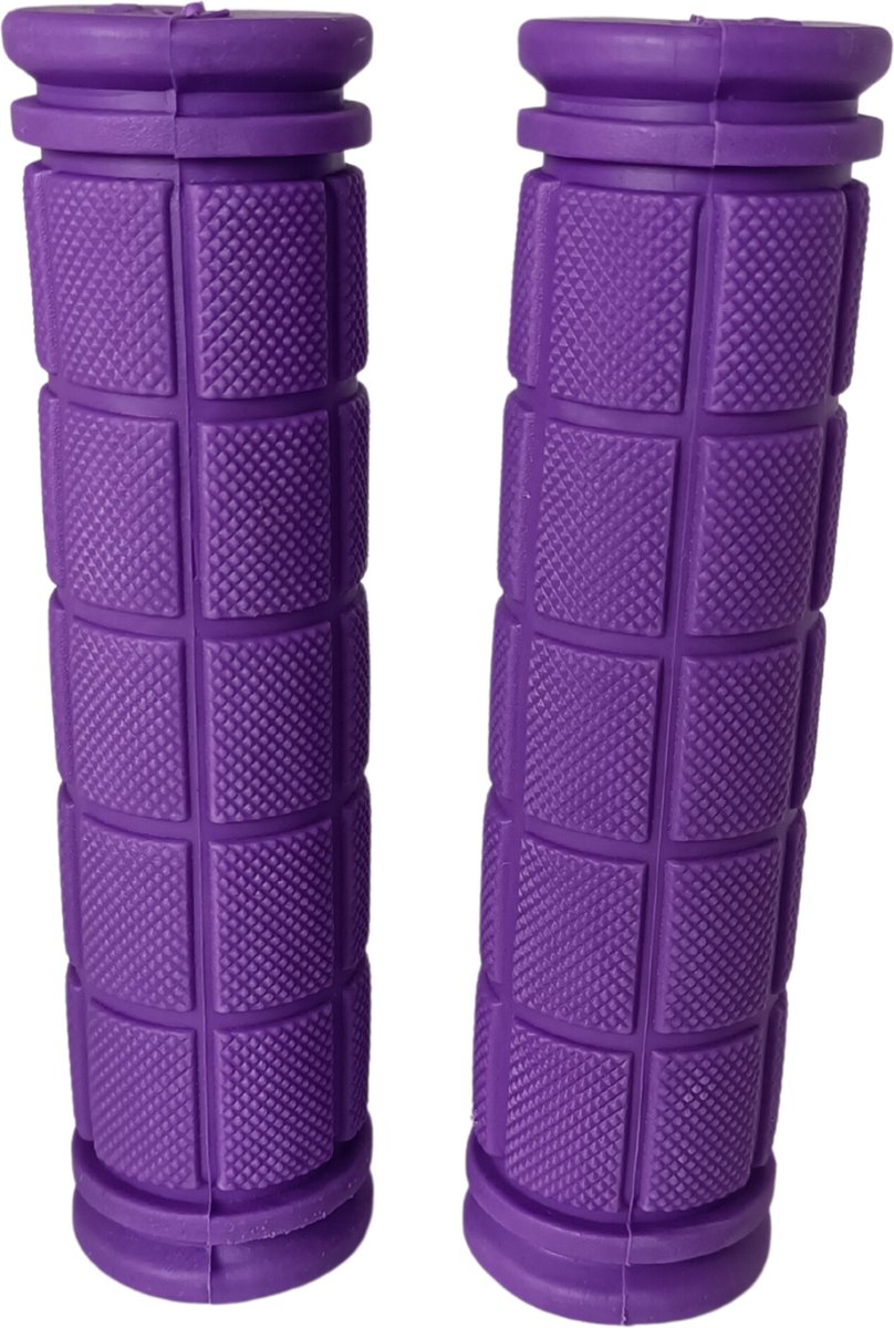 Entergoods® Fiets Handvatten - Paars - Handvatten Fiets - Rubber - Grip ...