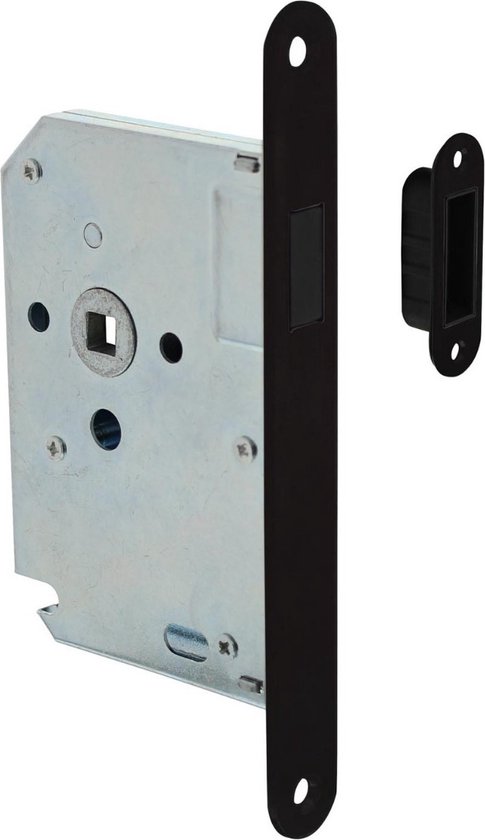 Insteekslot Zwart - Loop - Met Magnetische Dagschoot - 174x80mm | bol