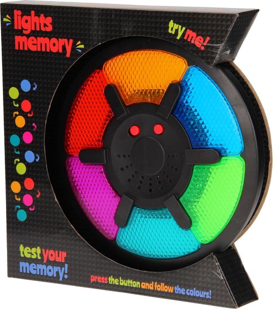 Memo spel XL met licht en geluid | Games | bol