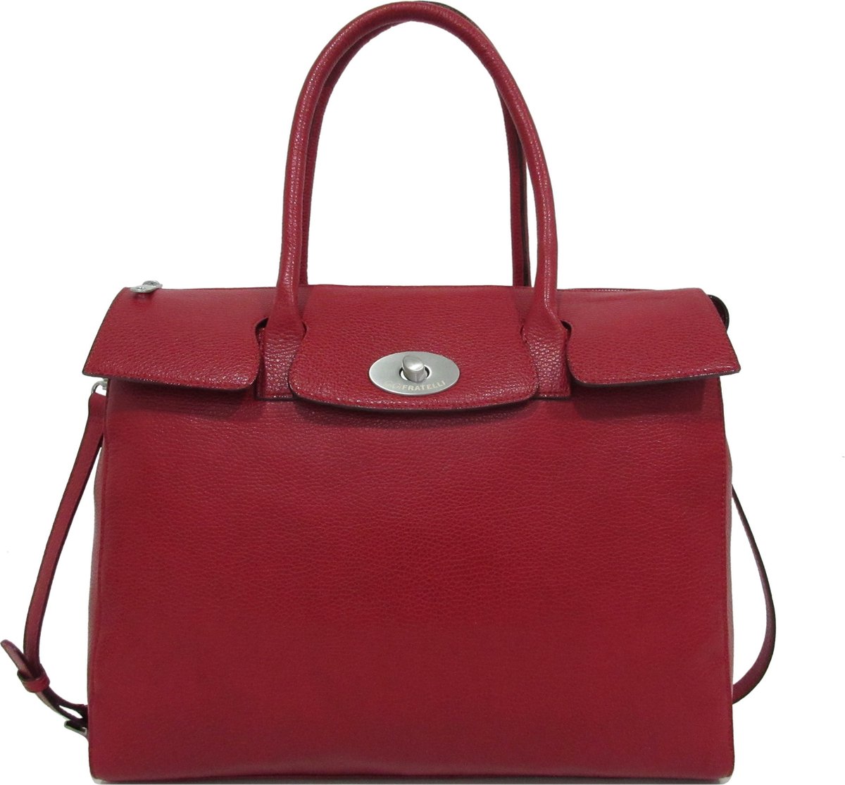 Gigi Fratelli Dames Leren Laptoptas 15 inch Romance ROM0095 Rood | bol.com
