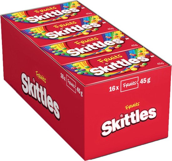 Skittles - Fruits - 16x 45g | bol.com